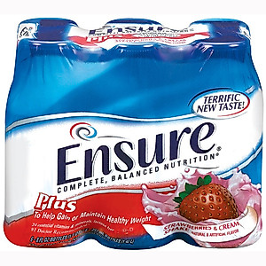 Abbott 57269 Ensure Plus Strawberry Nutritional Supplement-24/Case