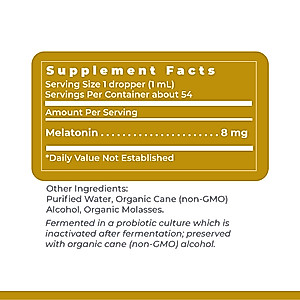 Premier Research Labs Melatonin-ND - Fermented Melatonin - Immunity Supplement - Probiotic-Cultured Melatonin - Liquid Melatonin - Pure Vegan - Organic Ingredients - 2 fl oz - 54 Servings