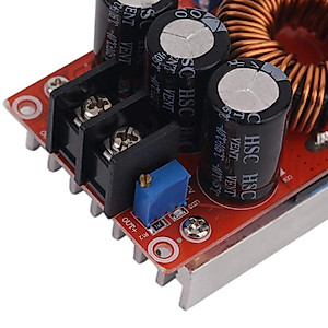 Aideepen 1200W 20A DC Converter Boost Car Step-up Power Supply Module Adjustable Voltage Converter 8-60V to 12-83V