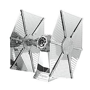 Metal Earth Fascinations Star Wars Imperial TIE Fighter 3D Metal Model Kit Bundle with Tweezers