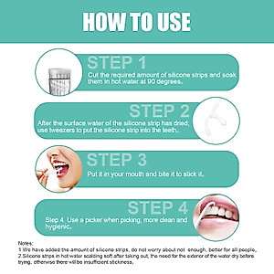 2 Pairs Snap on Dentures for Women with Missing Teeth, Veneers Snap in Teeth for Men, Comfort Confident Smile Cover The Imperfect Teeth