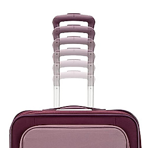 AMERICAN TOURISTER Cascade Softside Expandable Luggage with Spinner Wheels, Fig, 20-Inch