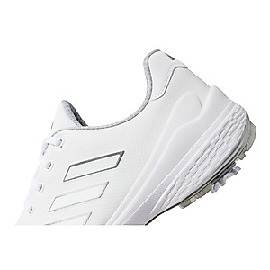 adidas ZG23 Lightstrike Golf Shoes Footwear White/Dark Silver Metallic/Silver Metallic 8.5 E - Wide
