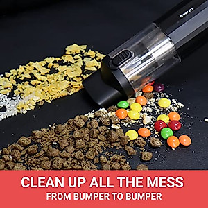 Owleys Cordless Car Vacuum Cleaner - 16000PA Powerful Suction - Rechargeable Vacuum Cleaner for Car - Handheld Vacuum Cleaner for a Vehicle - Portable High Power Vacuum for Home, Car