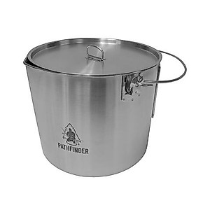 The Pathfinder School Stainless Steel Bush Pot and Lid Set (120 ounce)