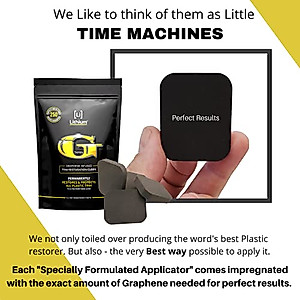 Lithium Plastic Trim Restoration Kit- Ceramic Graphene Infused - Restores Even The Most Damaged Plastic Trim to Factory New Look- Last for 250 Washes Guaranteed