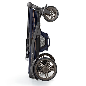 Gladly Family Anthem2 2-Seat All-Terrain Wagon Stroller with Easy Push and Pull, Removable XL Canopies, and Sturdy, Safe Folding for Storage and Transport, Sand & Sea