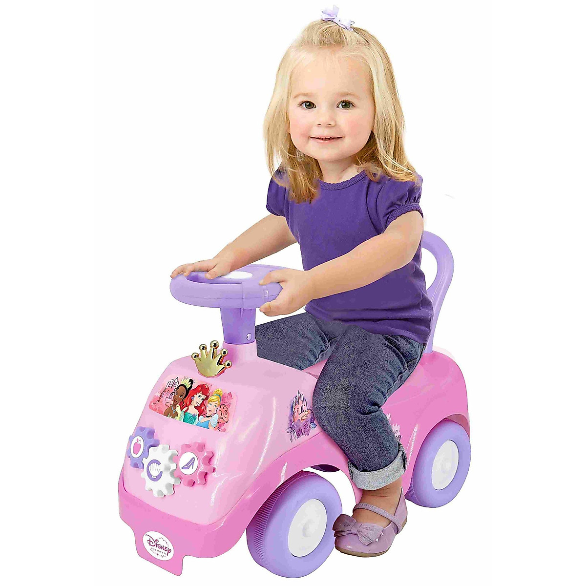 Disney: Light N' Sounds Princess This is My Story Activity Ride On - Foot to Floor, Kids Car, Push & Pull, Ages 12-36 Months, Large