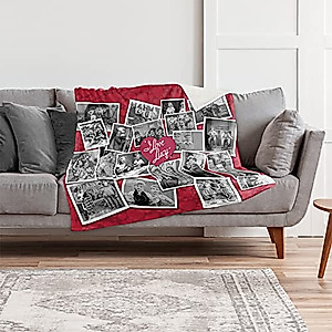 I Love Lucy Blanket, 50"x60", Time After Time Silky Touch Sherpa Back Super Soft Throw Blanket