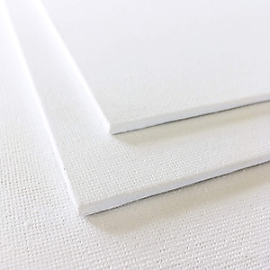 milo Canvas Panel Boards for Painting | 8x10 inches | 24 Pack of Flat Canvas Panels, Primed & Ready to Paint Art Supplies for Acrylic, Oil, Mixed Wet Media, & Pouring, Bulk Painting Party Pack