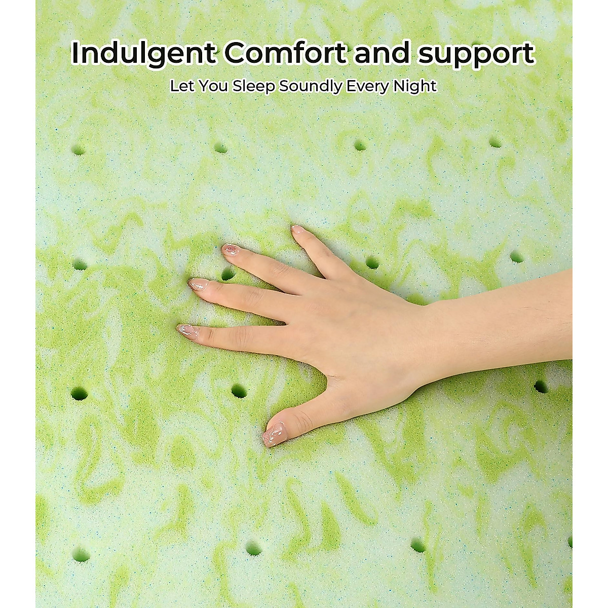 2024 New Twin Mattress Topper for Back Pain, 3 Inch Memory Foam Mattress Topper, Gel Cooling Mattress Topper, Slow-Rebound Foam Pad, Pressure Relieving Bed Topper Twin