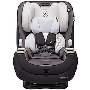 Maxi-Cosi Pria All-in-One Convertible Car Seat, rear-facing, from 4-40 pounds; forward-facing to 65 pounds; and up to 100 pounds in booster mode, Blackened Pearl