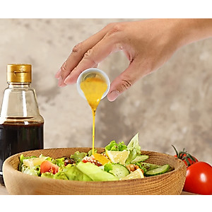 Condiment Cups container with Lids- 8 pk. 1 oz. Dressing Container to go Small Food Storage Containers with Lids- Sauce Cups Leak proof Reusable Plastic BPA free for Lunch Box Picnic Travel (Assorted)