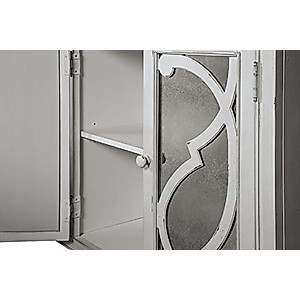 Signature Design by Ashley Mirimyn Vintage Accent Cabinet or TV Stand, Light Gray