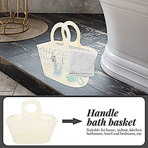 Zerodeko Portable Shower Caddy Basket: 2Pcs Toiletry Organizer Bin with Handles for Bathroom Kitchen Garden Cleaning Supplies