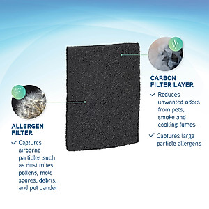 GermGuardian Filter Q Genuine Allergen Replacement Air Purifier Filter, 4 Pack for Air Purifier Models AP201 and AC225, FLT200