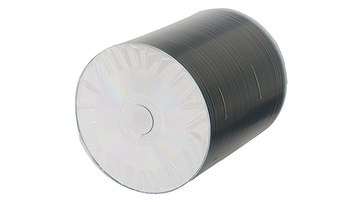 Printable CD-Rs: 100 Pack Hub White Discs