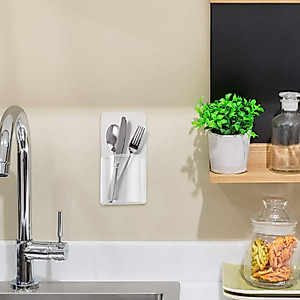 6 Pieces Acrylic Remote Control Holder Transparent Wall Mount Organizer Clear Acrylic Media Storage Box