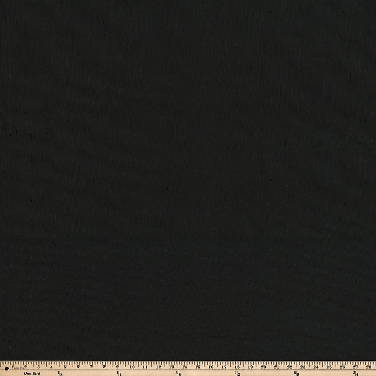 Pillow Perfect Fortress Solid Indoor/Outdoor Patio Chaise Lounge Cushion Plush Fiber Fill, Weather and Fade Resistant, 72.5" x 21", Black