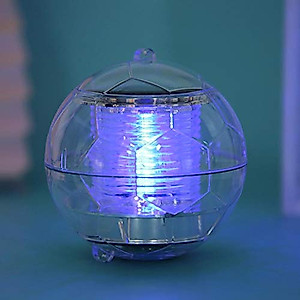Yosoo123 Floating Light Waterproof Solar Powered LED Floating Ball Lamp Decor Light for Swimming Pool Garden