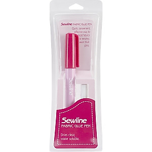 Sewline Riolis Sewline Water-Soluble Fabric Glue Pen with Refill-Blue