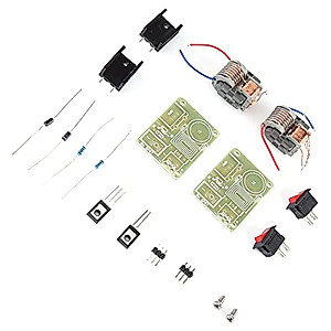 Flyback Transformer High Voltage Generator 2 Sets 15Kv High Voltage Generator Inverter Arc Igniter Coil Module Disassembled Parts