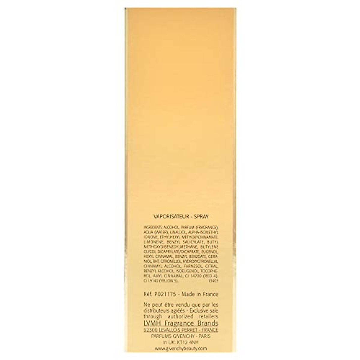 Givenchy Organza For Women. Eau De Parfum Spray 3.3 Ounces "Packaging May Vary"