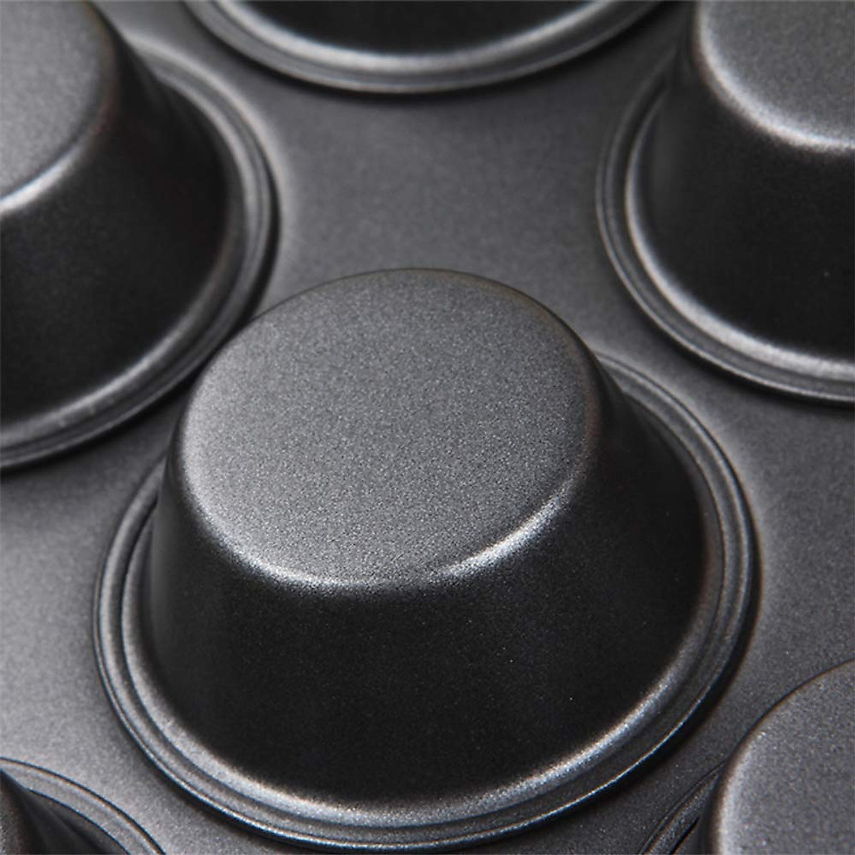IELEK Non-stick Muffin Cupcake Pan for Baking Jumbo Donut Cake Molds Tins Tray Set Bakeware Dishwasher Microwave Safe
