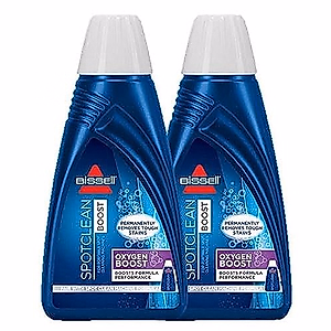 Bissell 8011 32 oz Oxygen Boost Formula Carpet Shampoo, 2-Pack, Blue, 64 Ounce