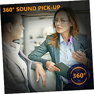 ibasenice 3pcs Lavalier Microphone Mic for Laptop Revers Lavalier Microfoons Lavalier Lapel Microphone Noise Reduction Headset Headphones Mic Recording Microphone Computer PVC Tie Clips