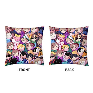 The Dream SMP Velvet Throw Pillow Covers Sofa Pillowcase Car Square Throw Pillowcases Home Decoration Game 18in*18in