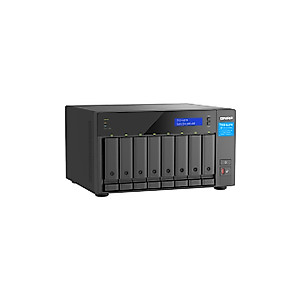 QNAP TVS-h874-i5-32G-US 8 Bay High-Speed Desktop NAS with M.2 PCIe Slots, 12th Gen Intel Core CPU, up to 64GB DDR4 RAM, 2.5 GbE Networking and PCIe Gen 4 expandability (Diskless)