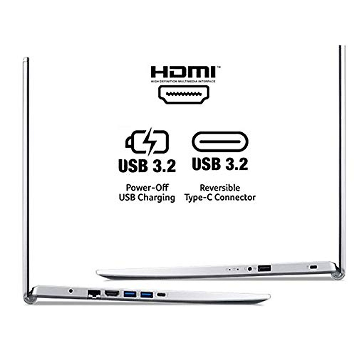 Acer Aspire 5 A517-52-75N6 Laptop | 17.3" Full HD IPS Display | 11th Gen Intel Core i7-1165G7 | Intel Iris Xe Graphics | 16GB DDR4 | 512GB SSD | WiFi 6 | Fingerprint Reader | BL Keyboard | Windows 11