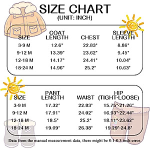 Tumaron Baby Boys Snowsuit Toddler Snow Pant And Jacket Winter Clothes Coat 18-24 Months