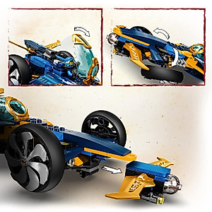 LEGO 71752 NINJAGO Ninja Sub Speeder Building Set, 2in1 Submarine & Car Toys for Boys and Girls with Cole and Jay Minifigures, Gifts for Kids 8 Plus