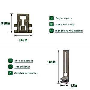 UPGRADED W10350376(2) W10195840(2) W10195839(2) Dishwasher part (6 Packs),W/ 0.9 In Diameter Wheel, Dishwasher Parts Upper Rack for Kitchenaid Whirlpool Maytag Kenmore W10350374 W10195840