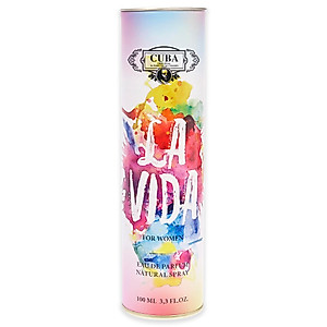 Cuba La Vida Eau De Parfum Spray | Fragrance for Women, 3/3 Ounce (I0080103)