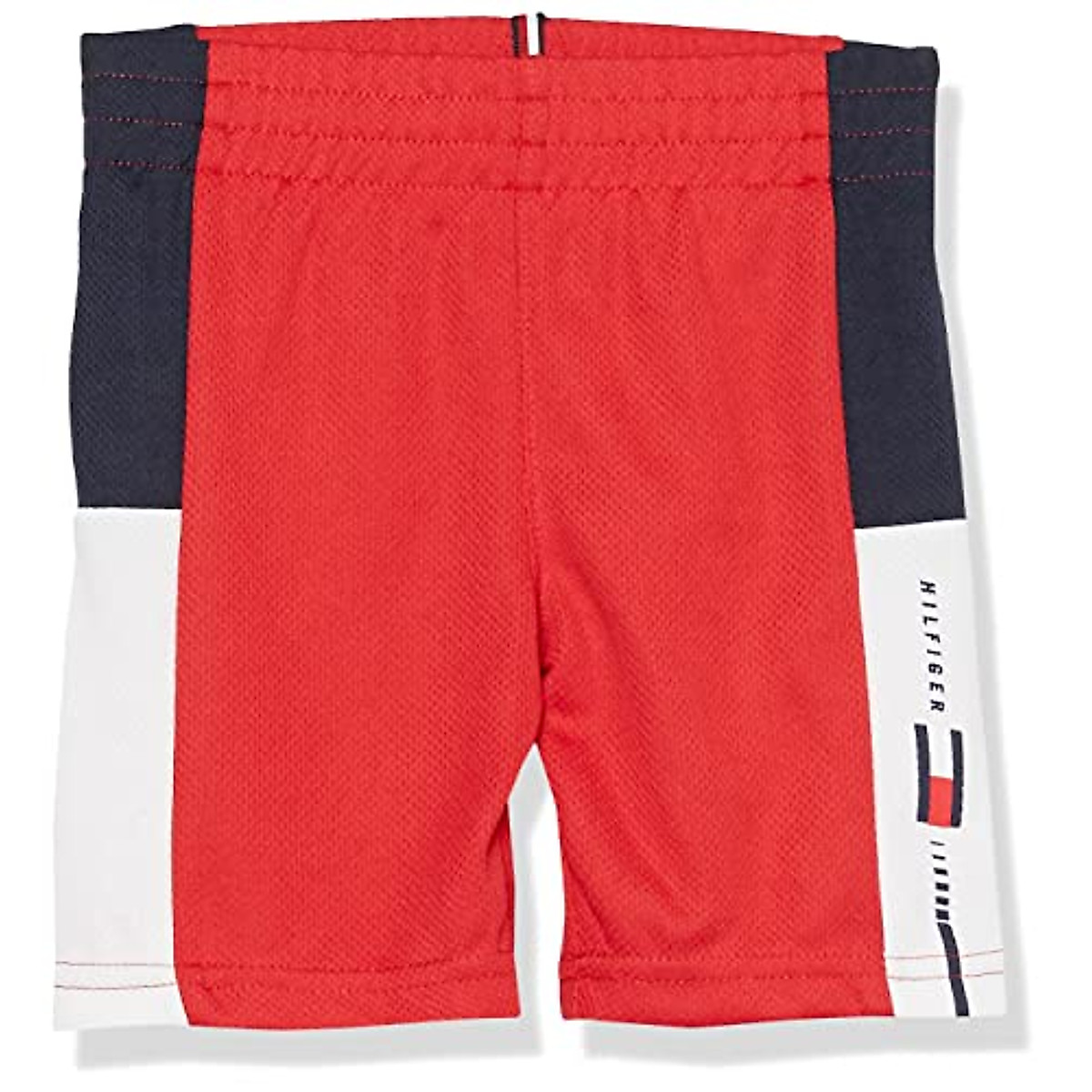 Tommy Hilfiger Boys' Basketball Training Shorts, Featuring Lightweight Mesh, Elastic Waistband with Drawstring