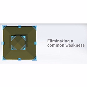 Garden Winds Replacement Canopy Top Cover for The Warm Springs Gazebo - RipLock 350