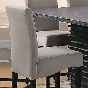 Coaster Furniture Counter Height Stool (Set of 2) Dark Grey and Black 102069GRY