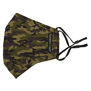 Travelers Club 2 Face Mask Plus 4 Air Filters, Camo, 6 Piece Set