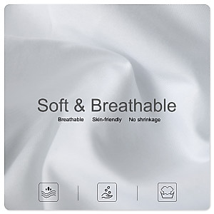 ARIGHTEX Yellow Rubber Duck Fitted Bed Sheet Set Kids Soft Microfiber Breathable Bedding All-Round Elastic Pocket 3 Pieces Fitted Sheet Set for Boys and Girls (Twin)