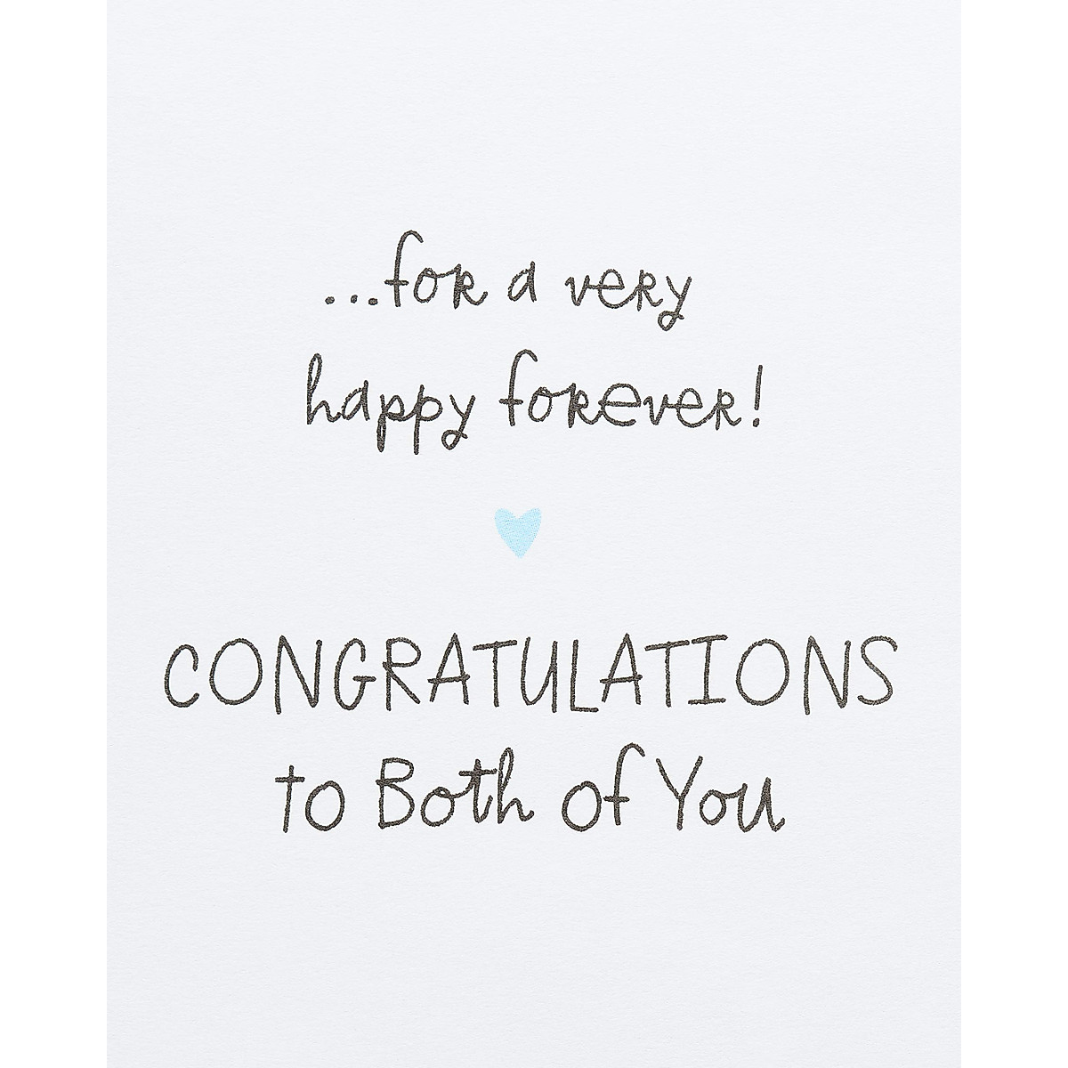 American Greetings Bridal Shower Card (Happy Forever)