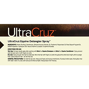 UltraCruz - sc-395298 Equine Detangler Spray for Horses, 16 oz
