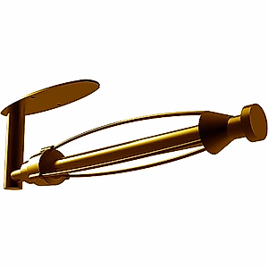 Paper Towel Holder Under Cabinet Wall Mount Paper Towel Holder with Damping Effect, Stainless Steel Under Counter Self-Adhesive Or Drilled Paper Towel Holder for Kitchen Bathroom