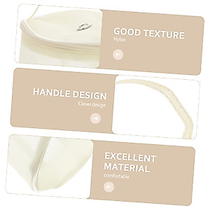 Gogogmee Mesh Tote 2pcs Wool Storage Bag Braid Accessories Thread Home Tools Woven Tote Bag Yarn Balls Organizer Basket Knitted Tote Bag Knitting Bag Mesh - Nylon Wire Clamp