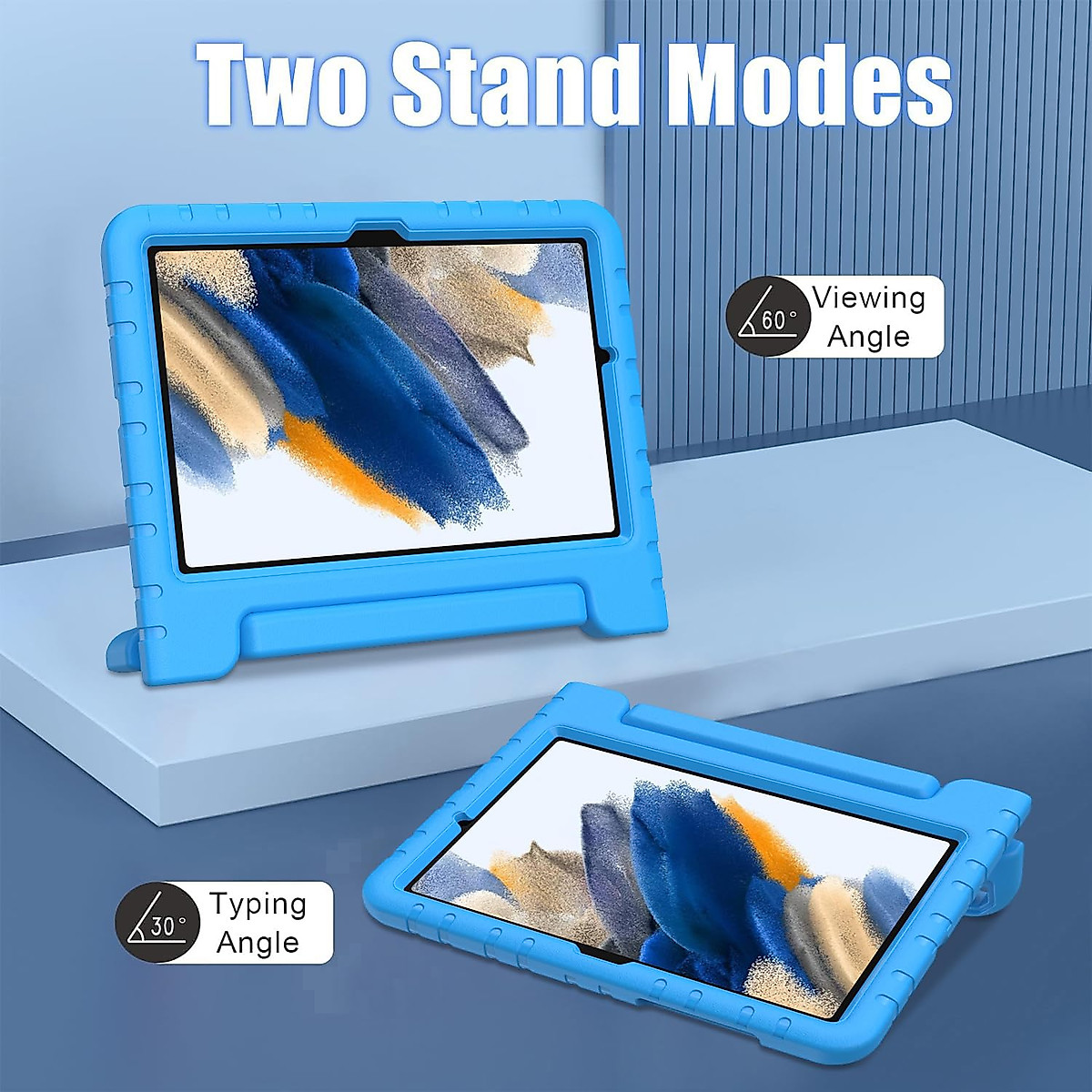 BMOUO Kids Case for Samsung Galaxy Tab A8 10.5 inch 2022, Galaxy Tab A8 Case for Kids, Shockproof Convertible Handle Stand Kids Case for Samsung Galaxy Tab A8 10.5” 2022 (SM-X200/X205/X207), Rose