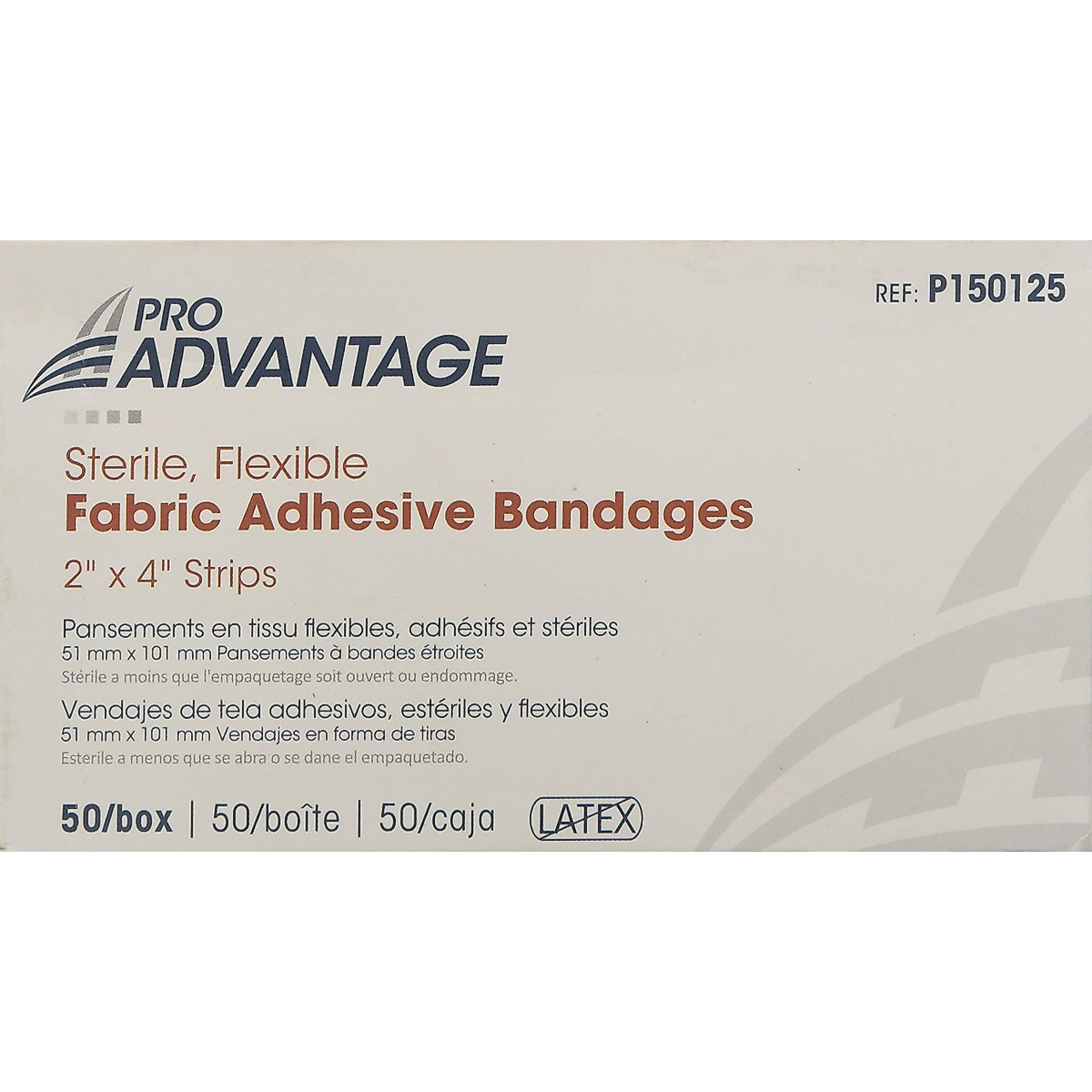 Pro Advantage Band-Aids - Fabric 2"x4" - Box of 50
