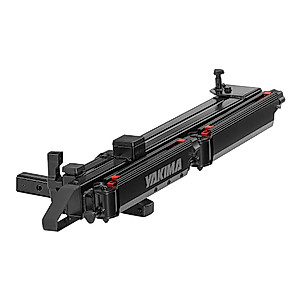 Yakima EXO SwingBase 2 Inch Hitch Swinging Base Rack Storage System with Accessory Arm, HitchLock, and 2 SKS Locks for EXO Accessories, Black