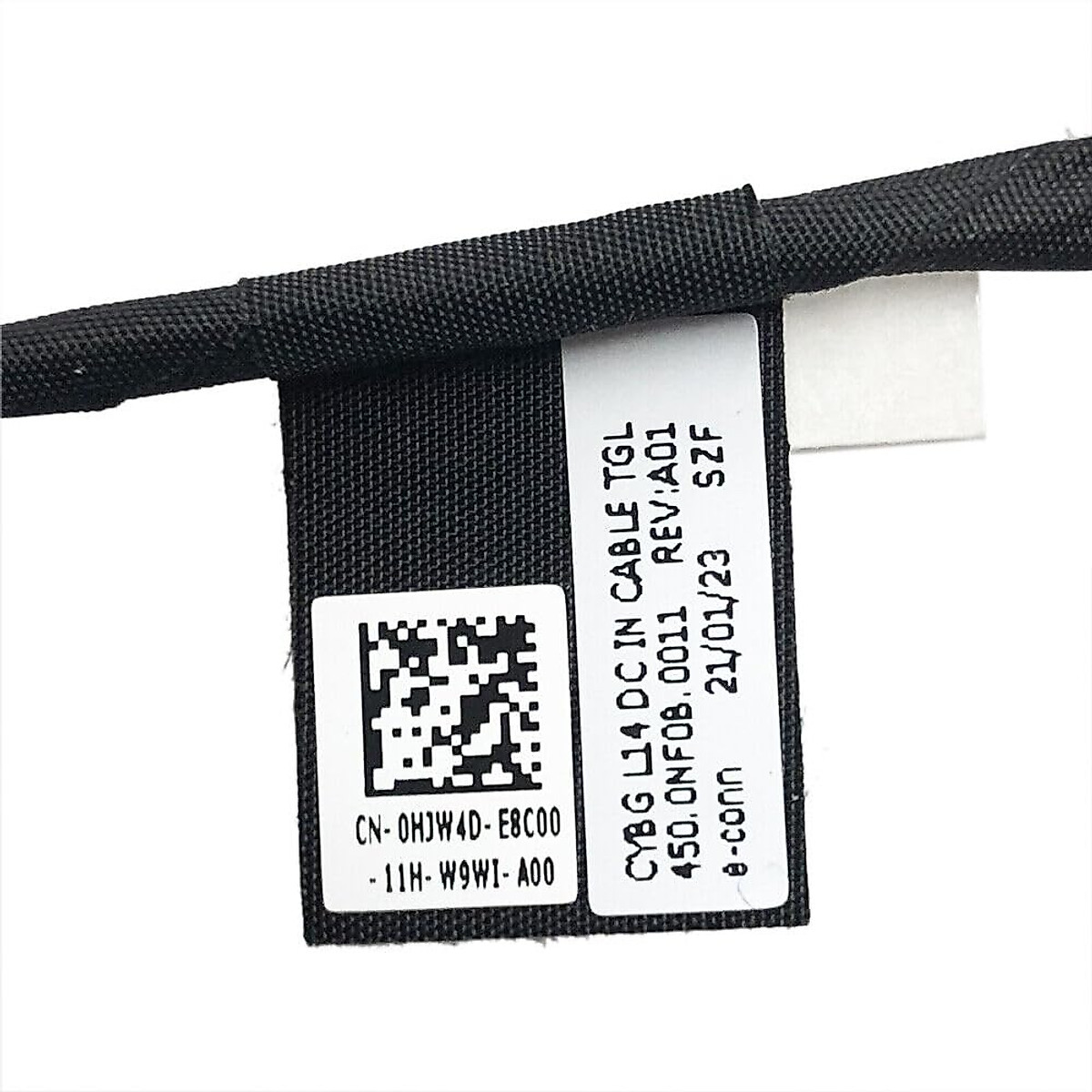 Espacio DC Power Jack Charging Cable Replacement for DELL Latitude 3420 3520 0HJW4D / 450.0NF08.0001